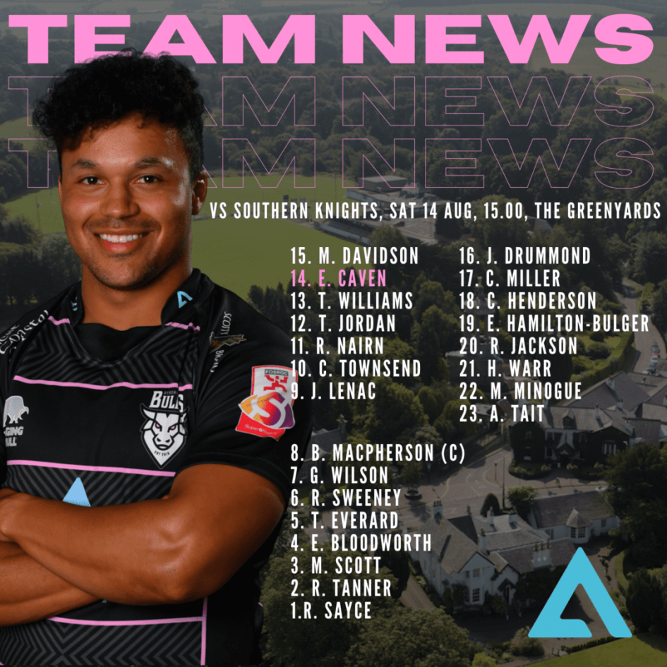 Handful of Changes Ahead of Joust with Knights : Ayr Rugby Football Club