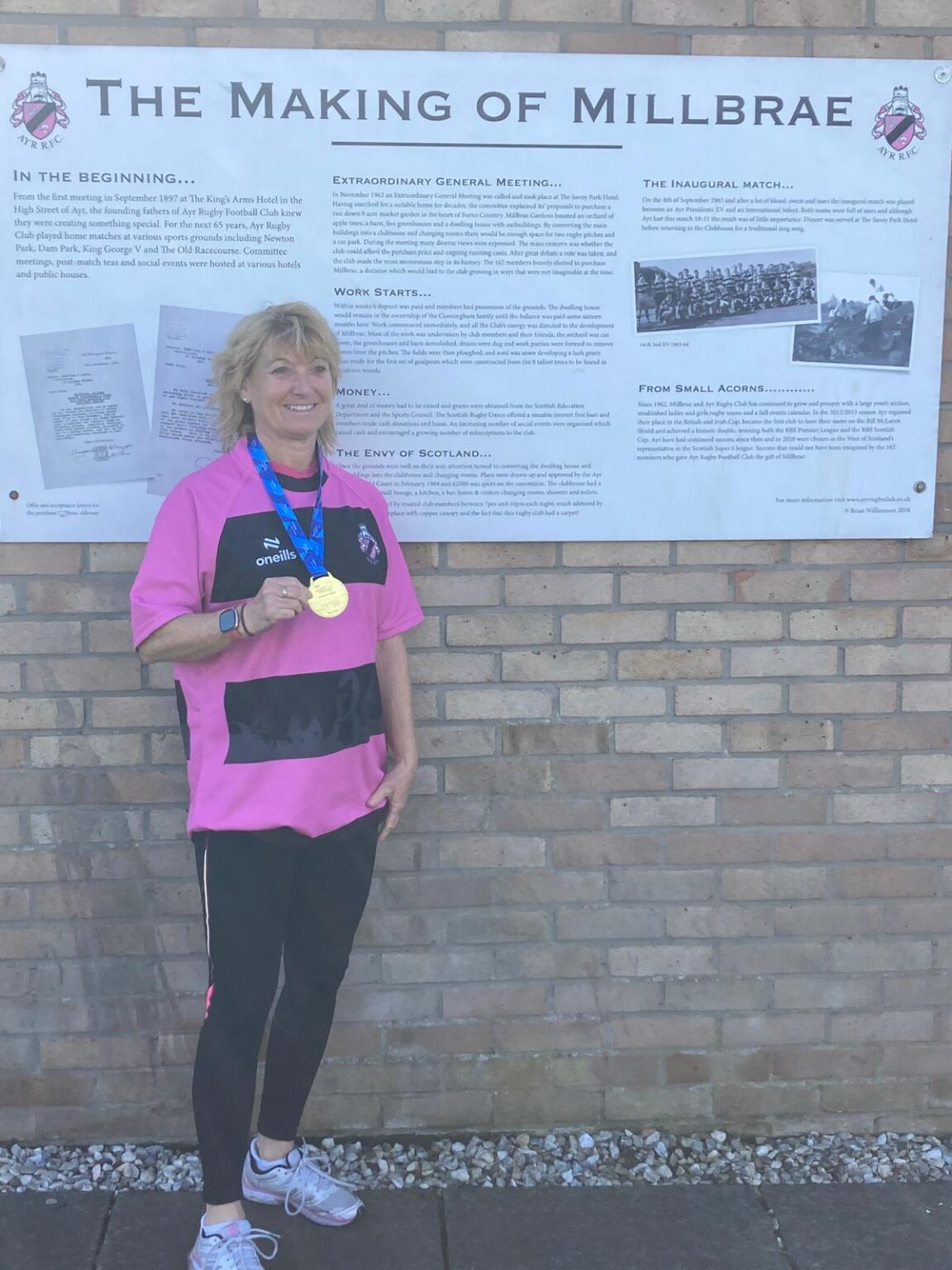 Walking Rugby member gold medal winner! : Ayr Rugby Football Club